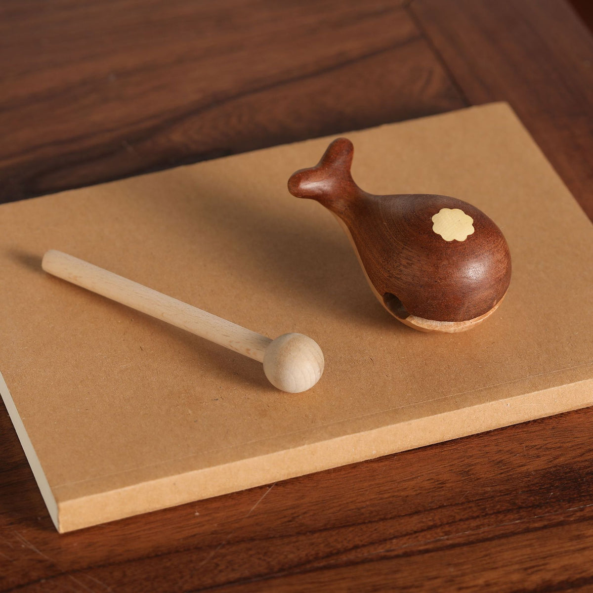 Handicraft wooden fish ornament children's toy LU008# – Cooow